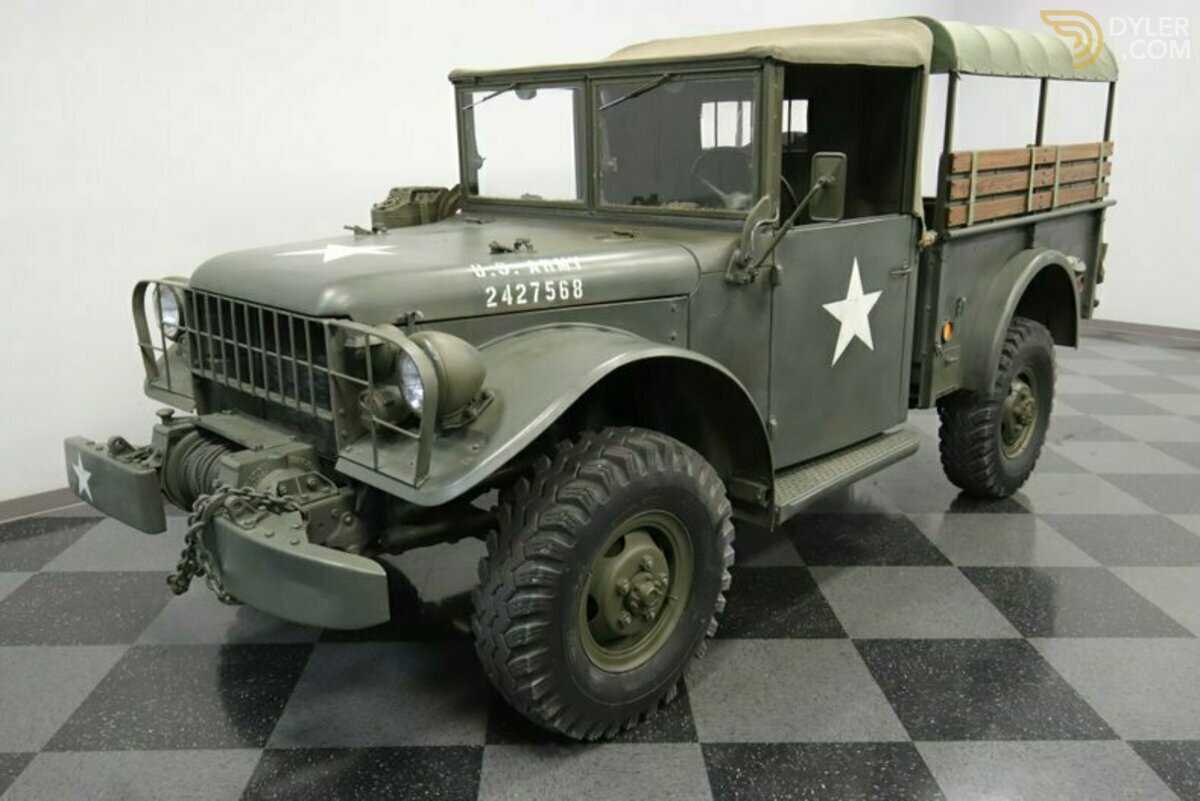 Dodge M37 Power Wagon Nice Restoration Job On This '52 Dodge M37