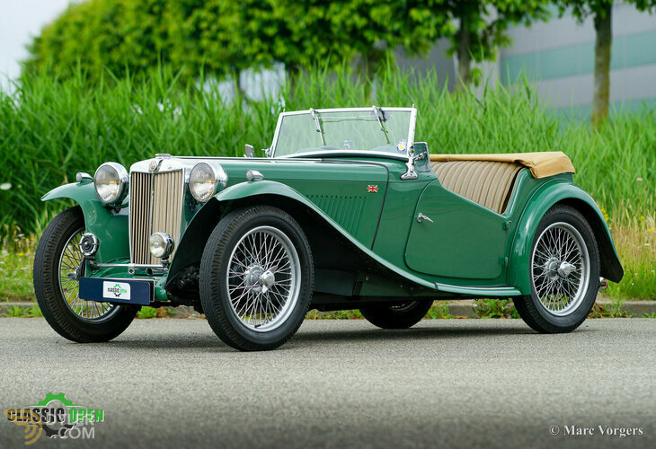 Classic 1947 MG TC Roadster For Sale. Price 39 500 EUR - Dyler