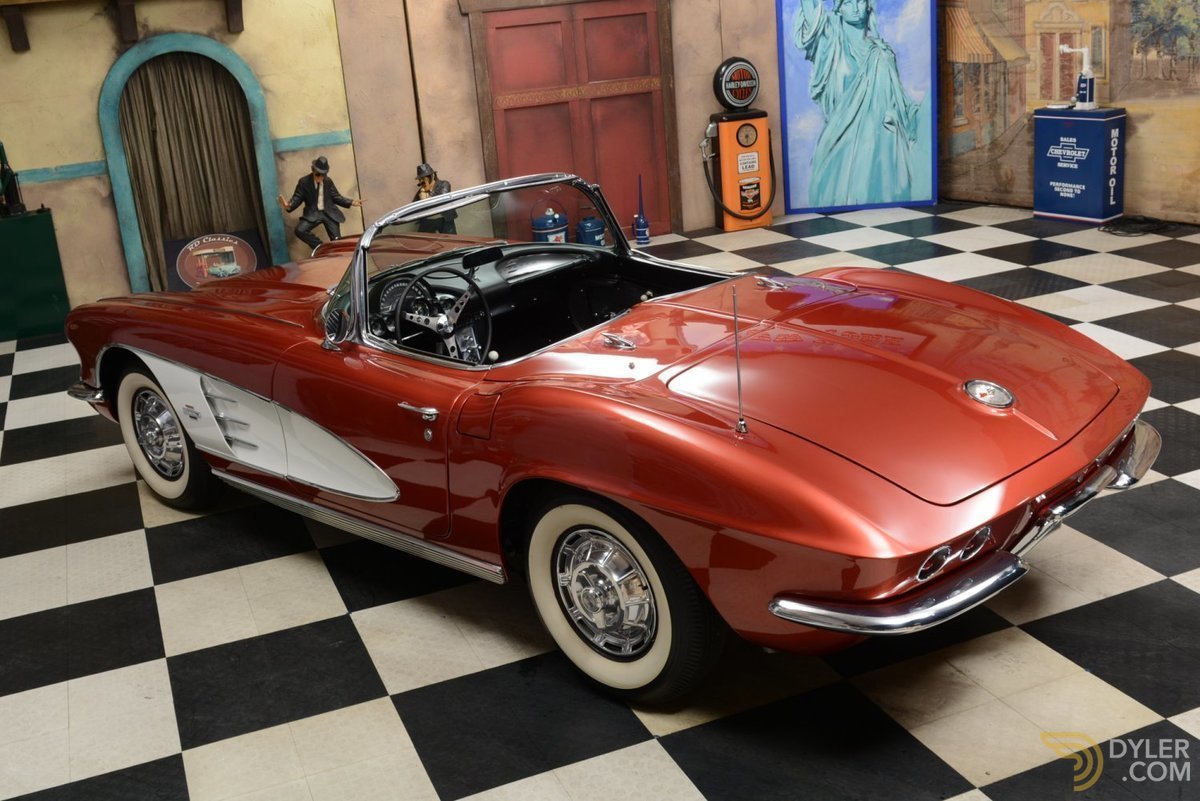 Red Corvette C1 By