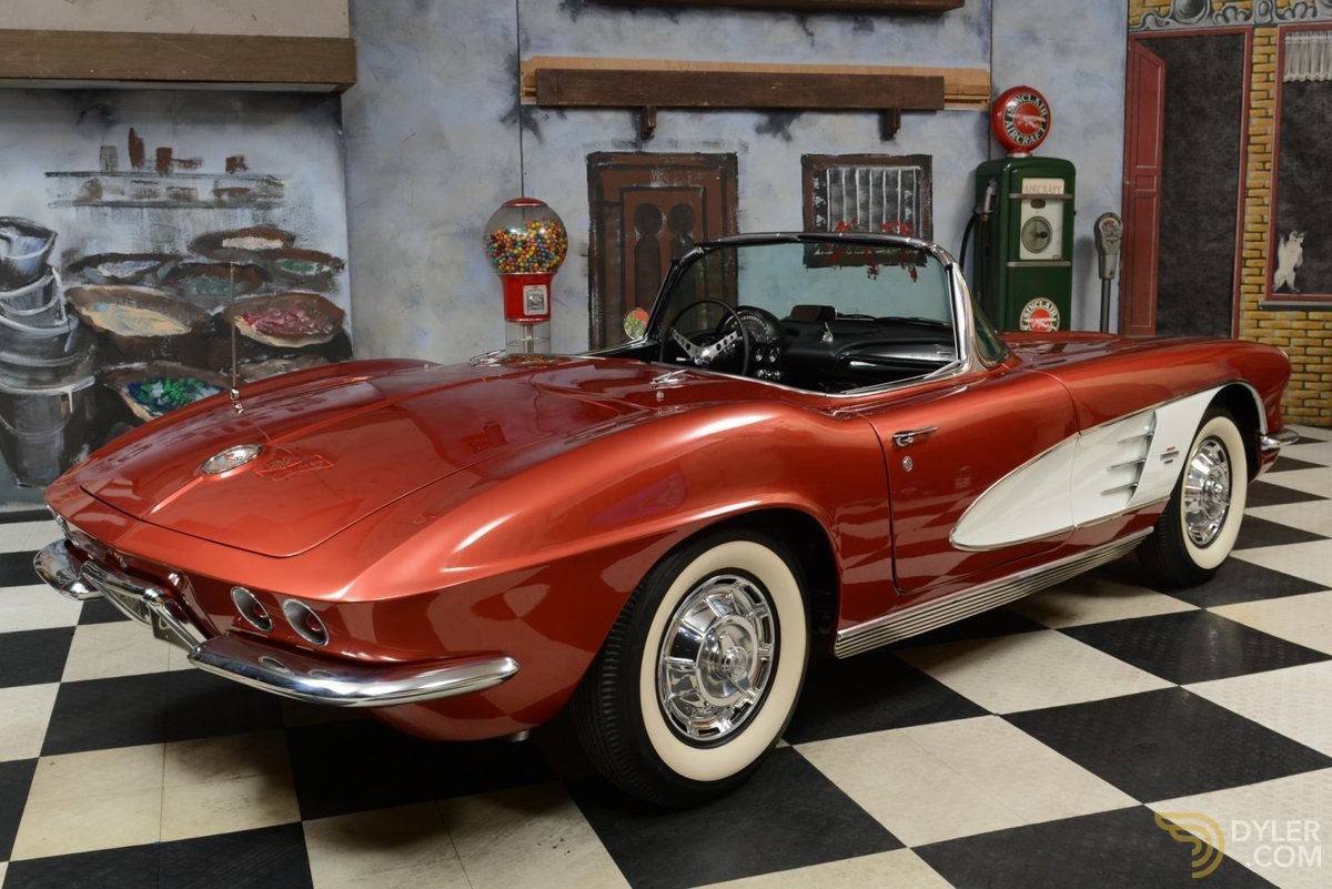Red Corvette C1 By