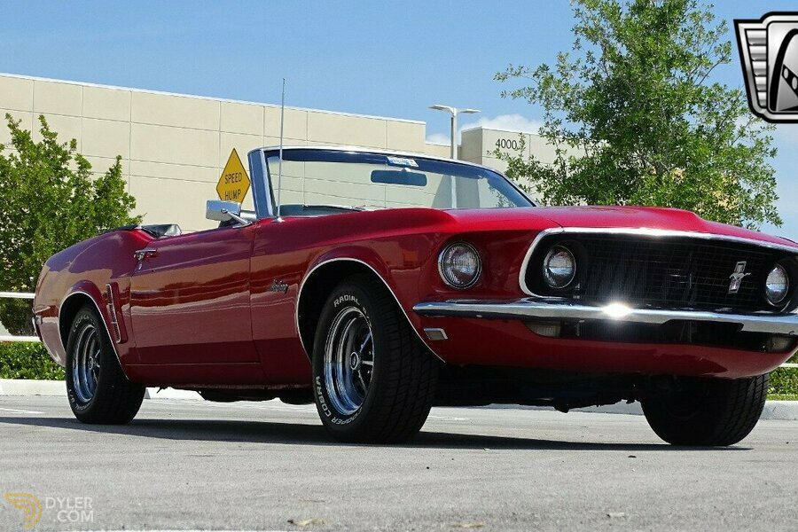 1969 Mustang Convertible Red