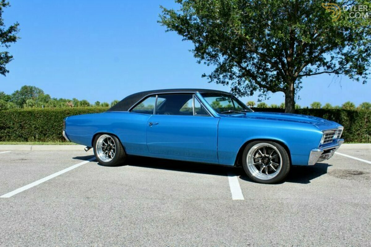 Blue Chevelle Malibu