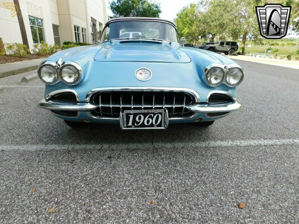 1960 Blue Corvette