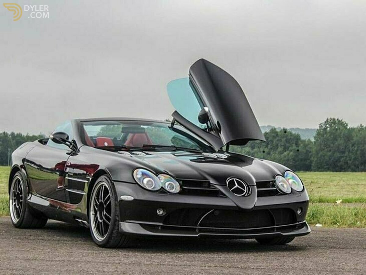 Mercedes Benz Slr Mclaren Black Convertible
