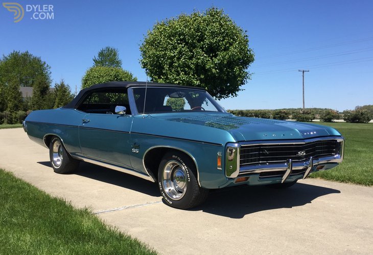 Classic 1969 Chevrolet Impala SS 427 Convertible for Sale. Price 31 000 ...