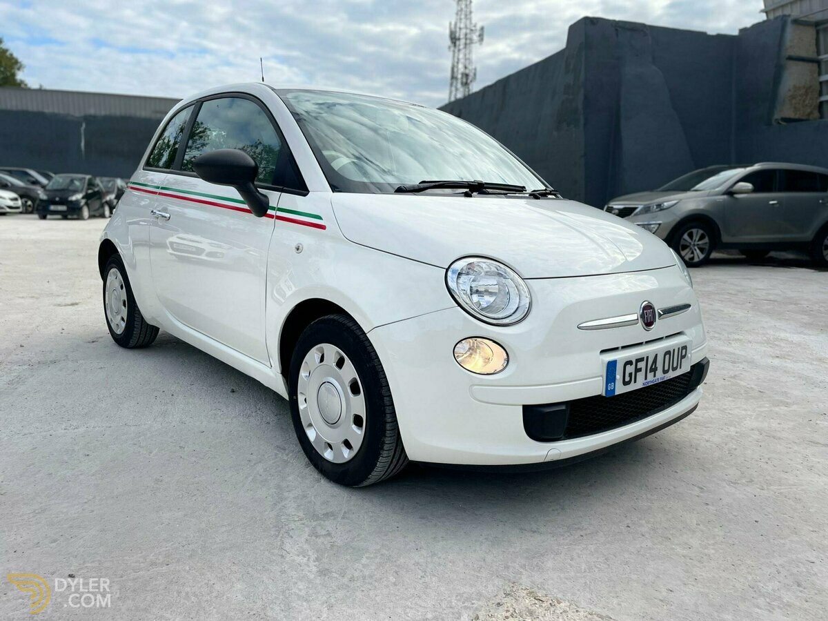 Fiat 500 White Pop