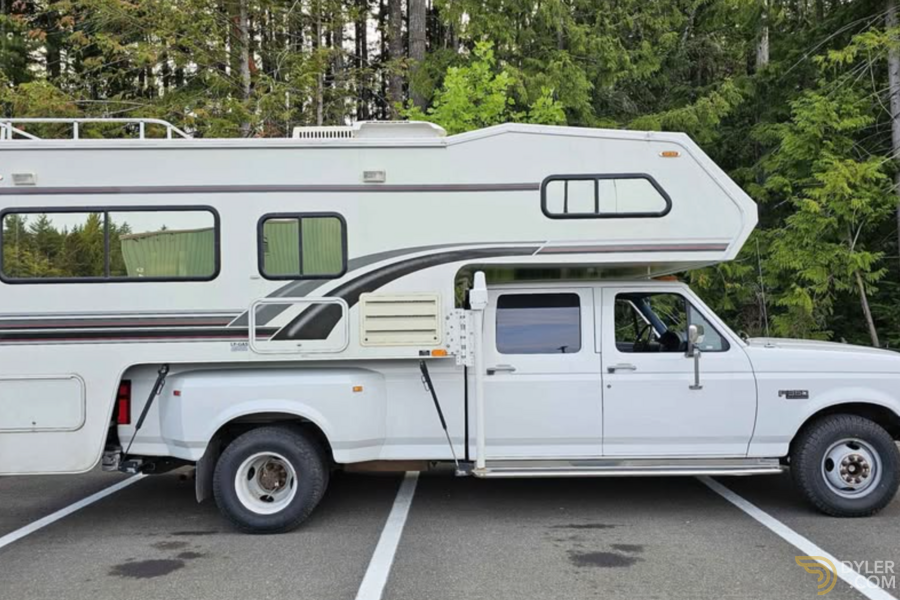 Classic 1996 Ford F-350 Rare LXT OBS Crew Cab dually - Loaded w ...