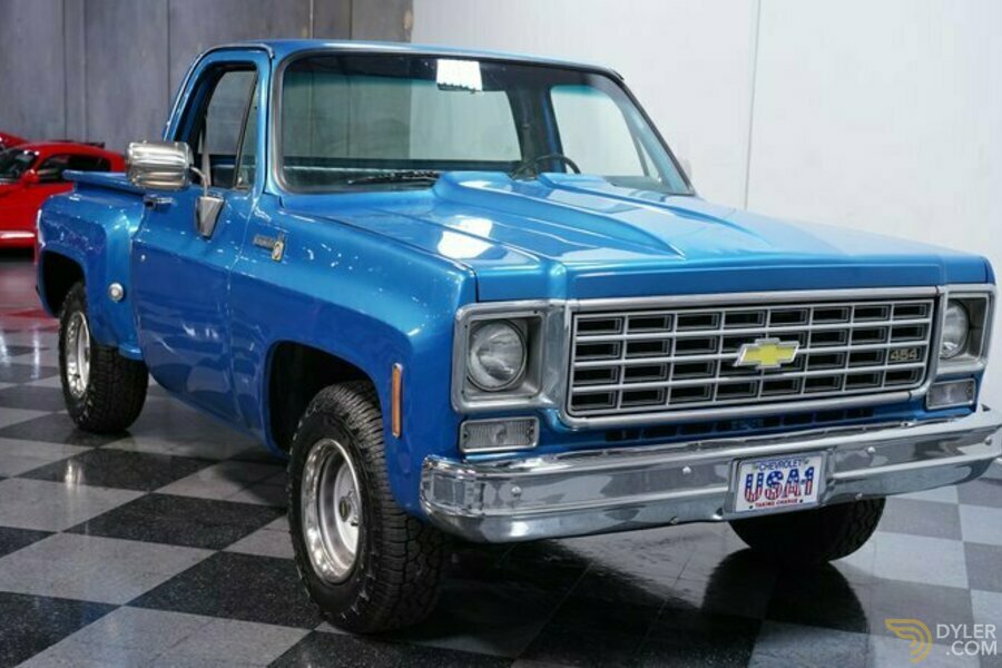 Classic 1976 Chevrolet C10 Scottsdale Stepside 454 For Sale. Price 29 ...