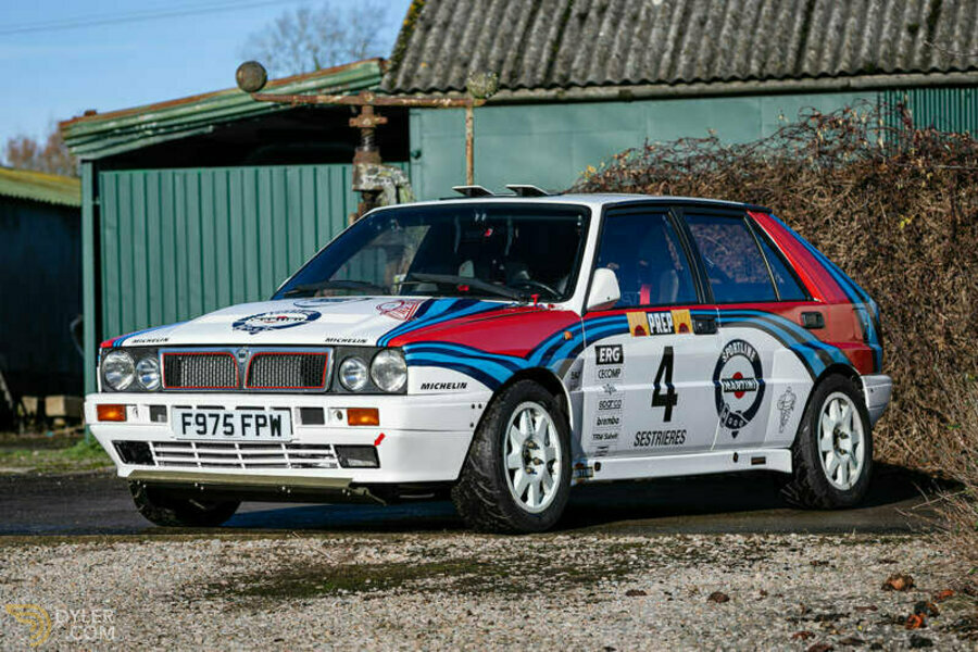 Classic 1989 Lancia Delta HF Integrale 16V 'Group A' Rally Car FIA HTP ...