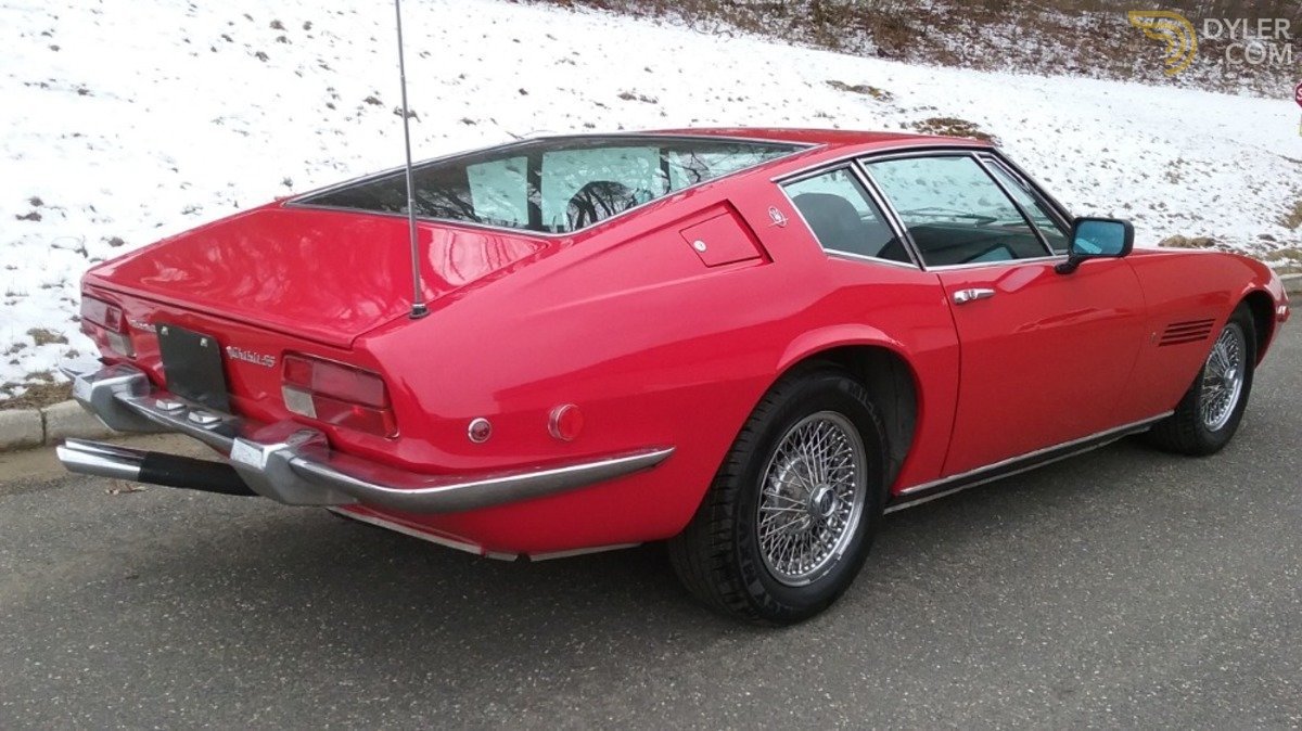 Red Maserati Ghibli Coupe