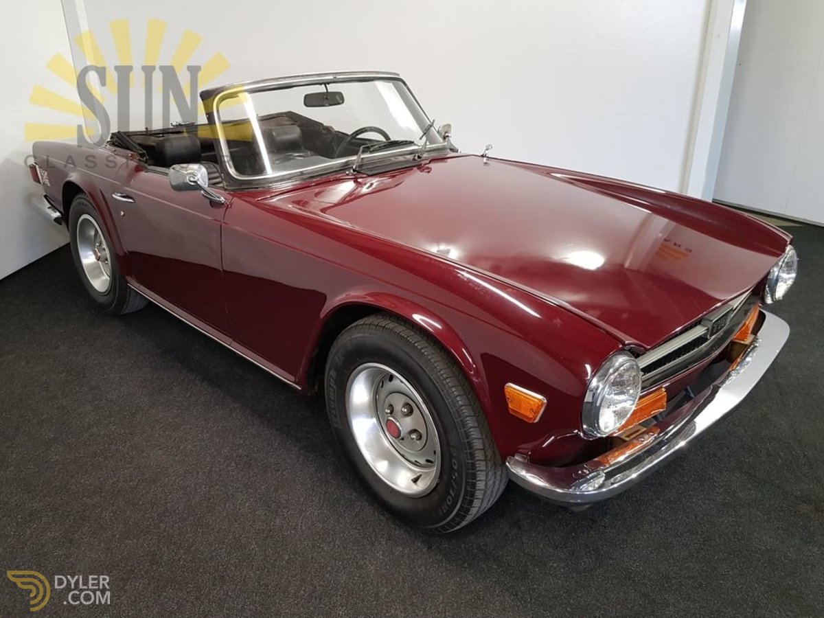 Classic 1974 Triumph TR6 Carmine Red for Sale - Dyler