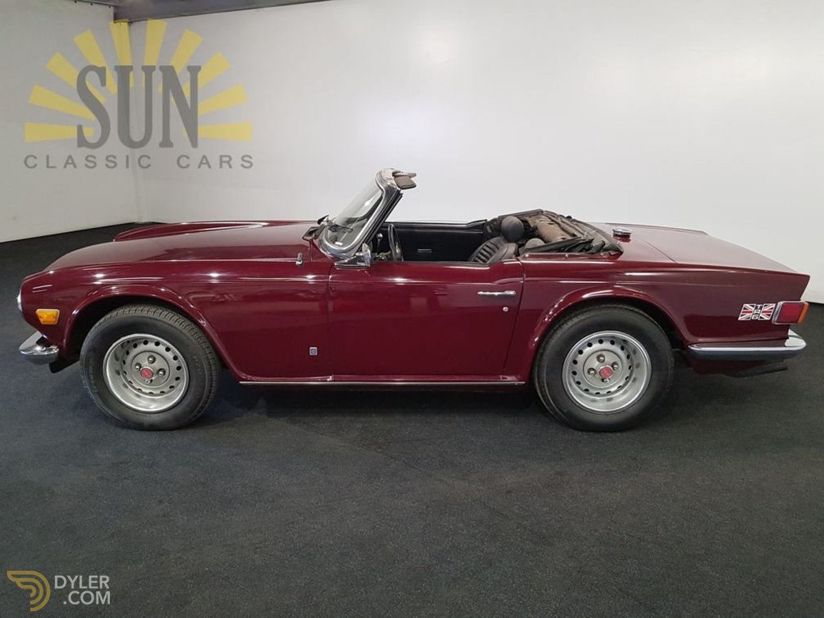 Classic 1974 Triumph TR6 Carmine Red for Sale - Dyler