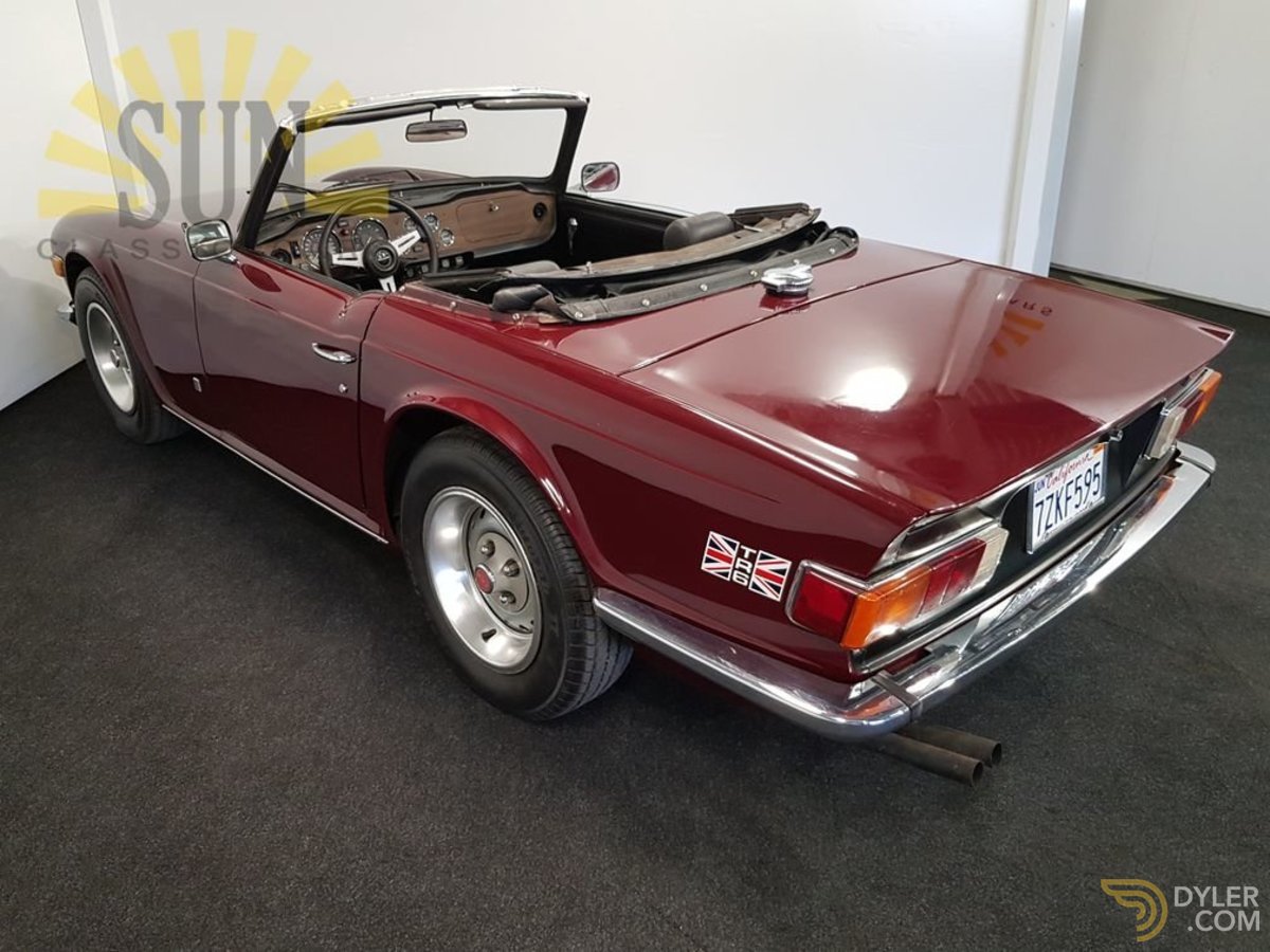 Classic 1974 Triumph TR6 Carmine Red for Sale - Dyler